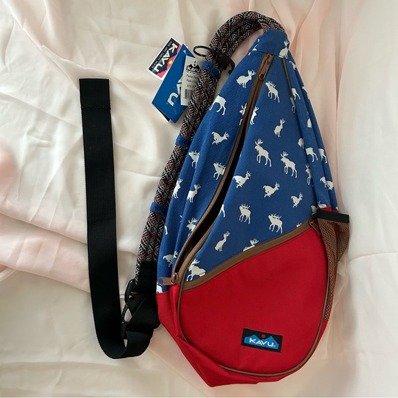 Kavu | Bags | Kavu Paxton Crossbody Rope Sling Bag Moose Jackalope Deer ...